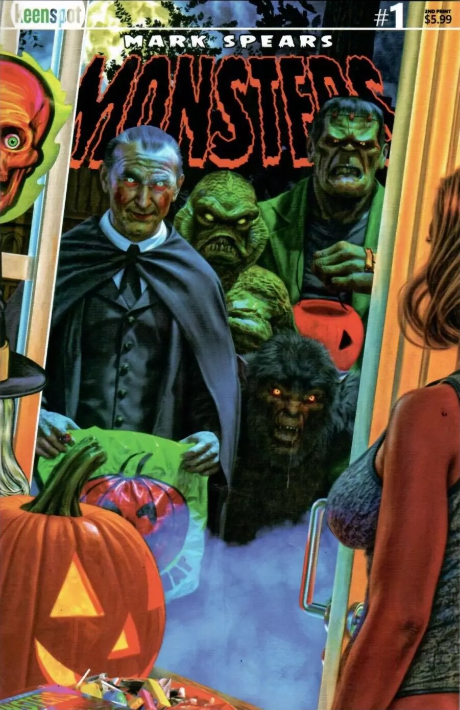 Mark Spears Monsters #1 - Mark Spears - 2nd Print - Trick or Treat ...