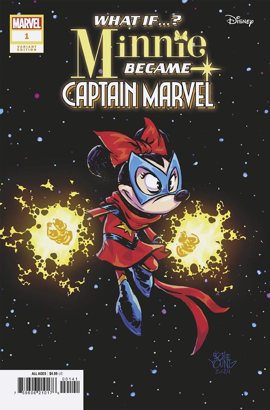 Marvel & Disney: What If…? Minnie Became Captain Marvel #1 - Skottie ...