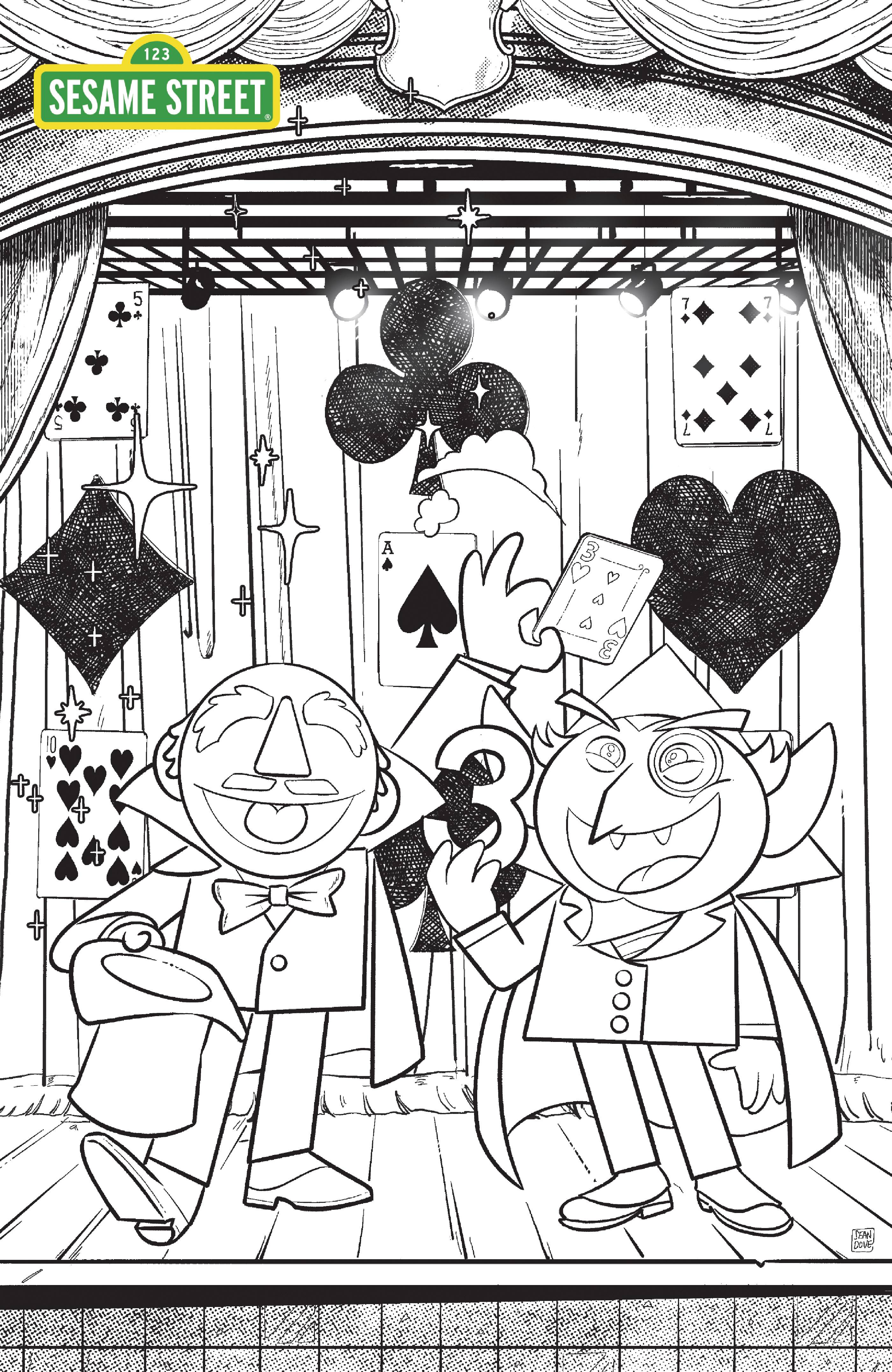 Sesame Street #4 - Sean Dove - Coloring Book - CovrPrice