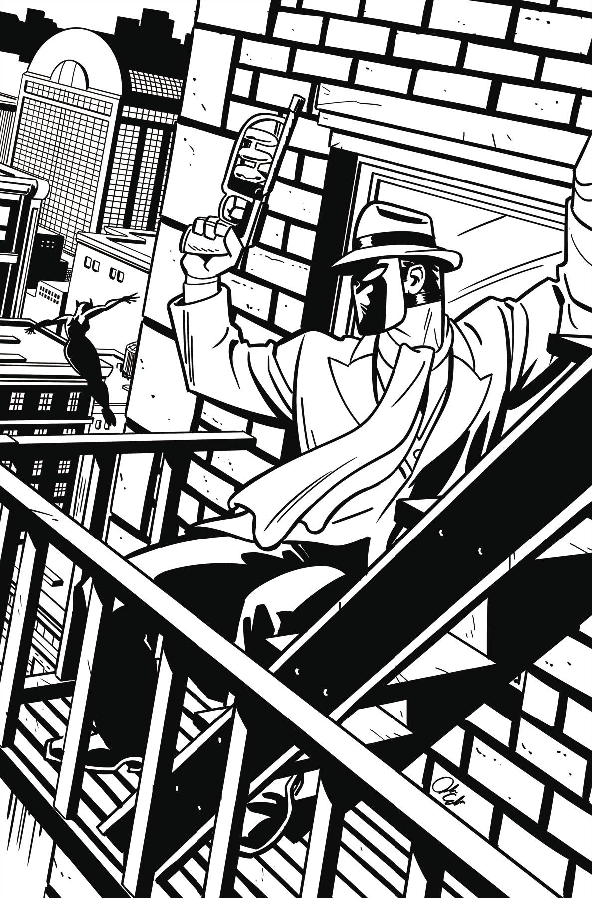 Green Hornet / Miss Fury #1 - Jacob Edgar - Virgin Line Art (1:20 ...