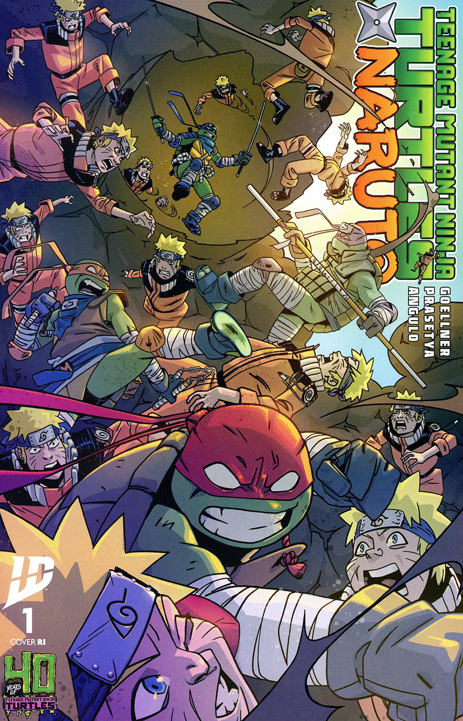 Teenage Mutant Ninja Turtles x Naruto #1 - Dan Duncan - 40th ...