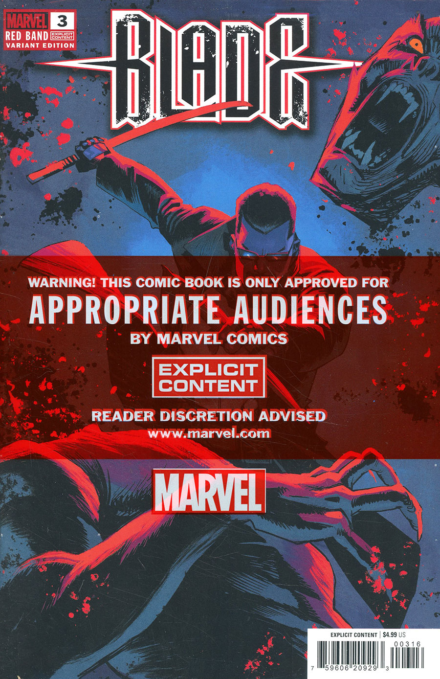 Blade: Red Band #3 - Rafael Albuquerque (1:25) - CovrPrice