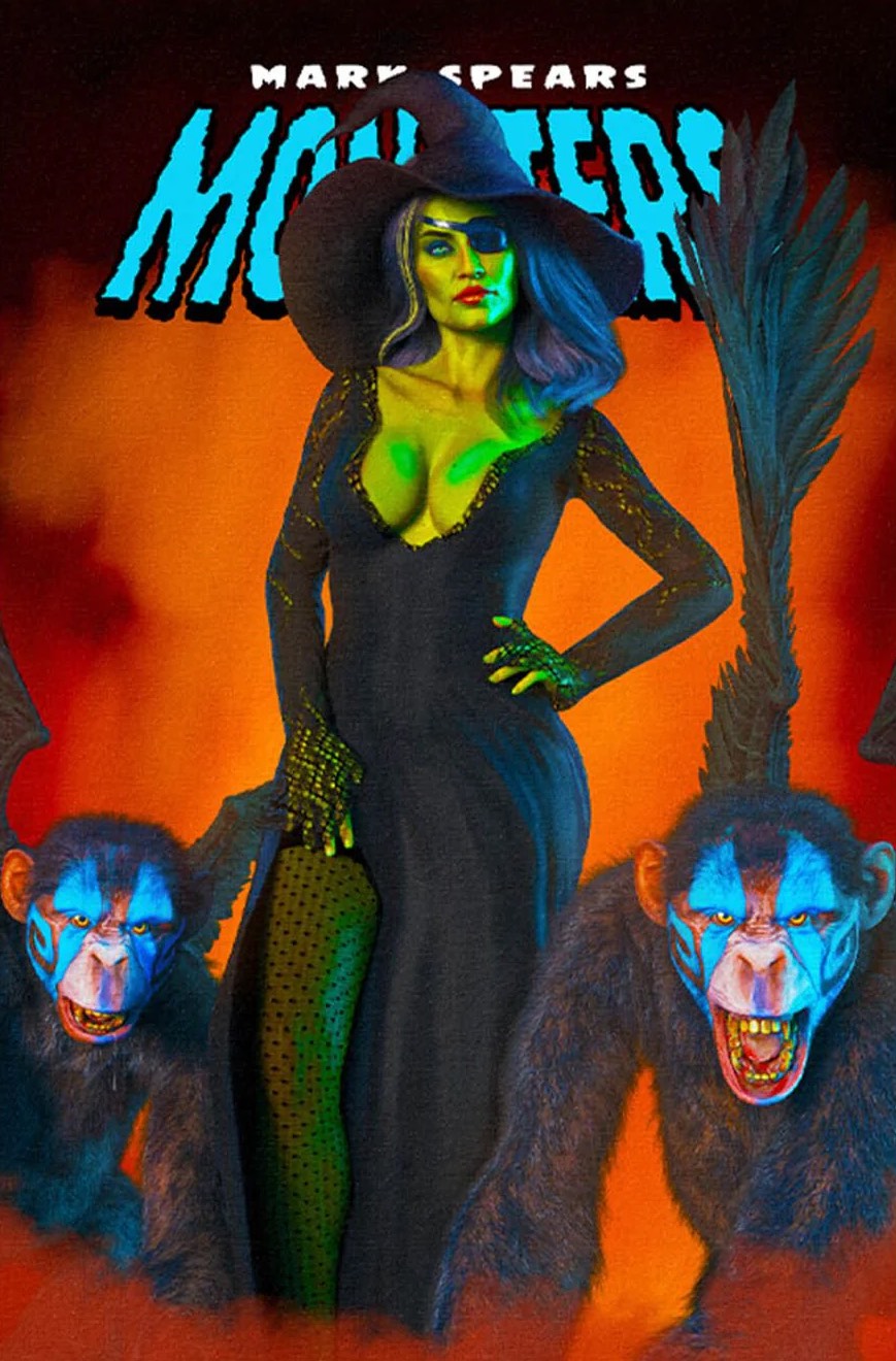 Mark Spears Monsters #2 - Mark Spears - Bird City Comics - 2nd Print - Wicked Witch (Limited 200 ...