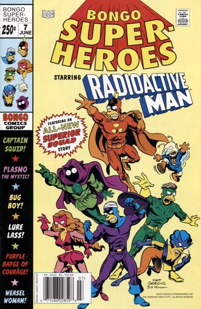 Bongo Comics Presents Radioactive Man #7 - Newsstand - CovrPrice