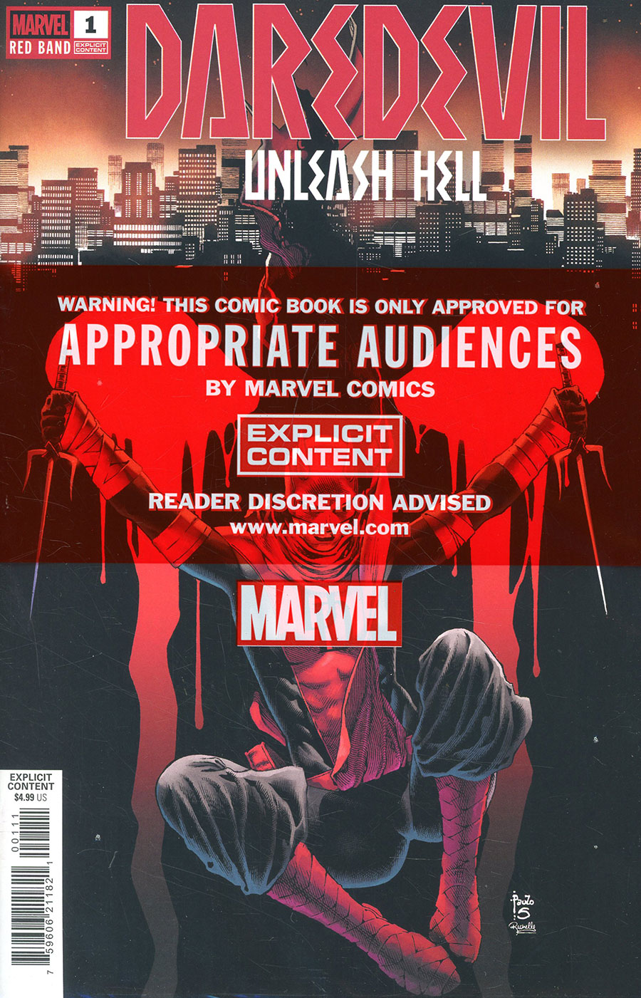 Daredevil: Unleash Hell - Red Band #1 - Paulo Siqueira - Regular ...