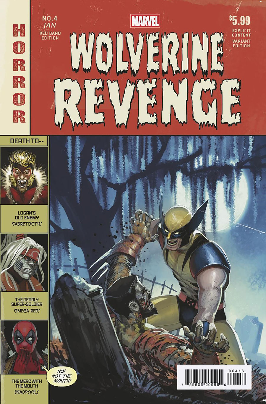 Wolverine: Revenge - Stephanie Hans - Tales from the Crypt #22 Homage (1:25) - CovrPrice