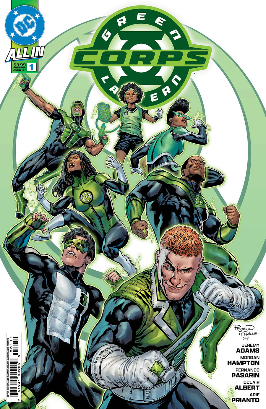 Green Lantern Corps #1 - Fernando Pasarin & Oclair Albert - Regular - CovrPrice