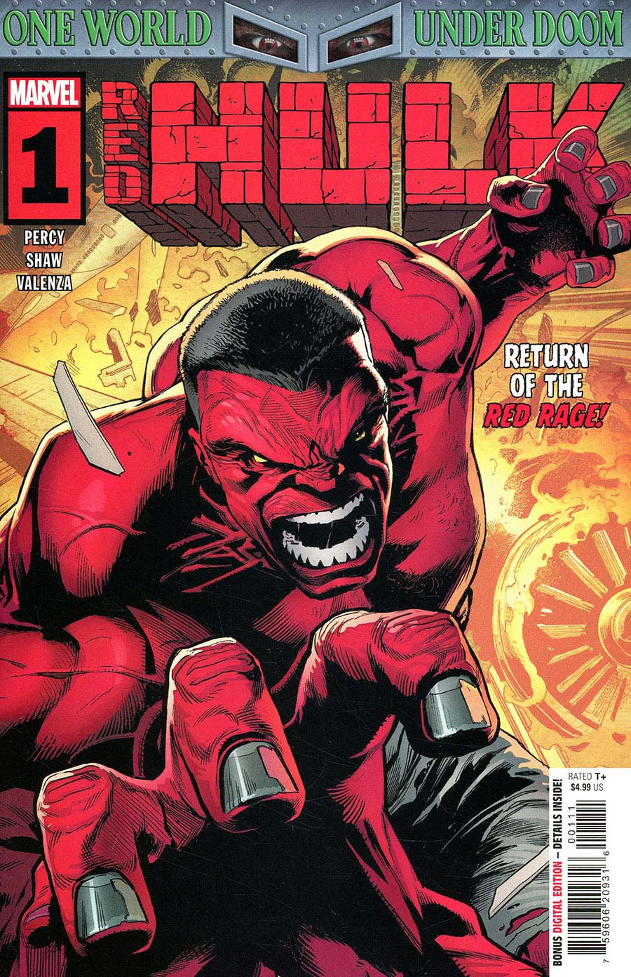 Red Hulk #1 - Geoff Shaw - Regular - CovrPrice