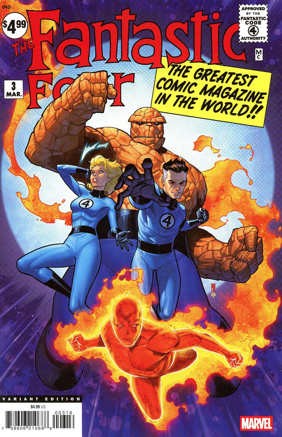 Fantastic Four #3 - Paco Medina - 2025 Facsimile (1:25) - CovrPrice