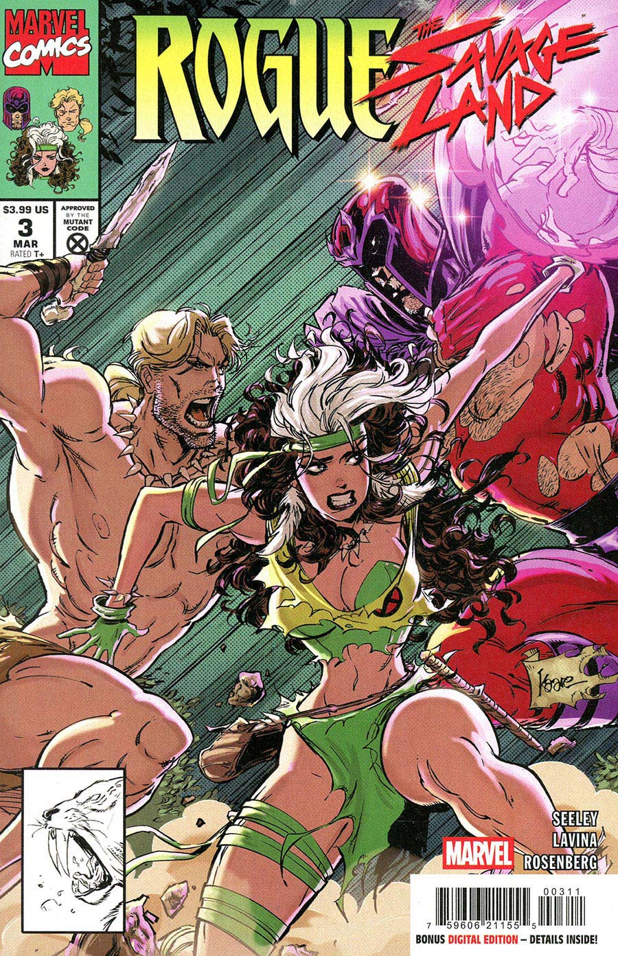 Rogue: The Savage Land #3 - Kaare Andrews - Regular - CovrPrice