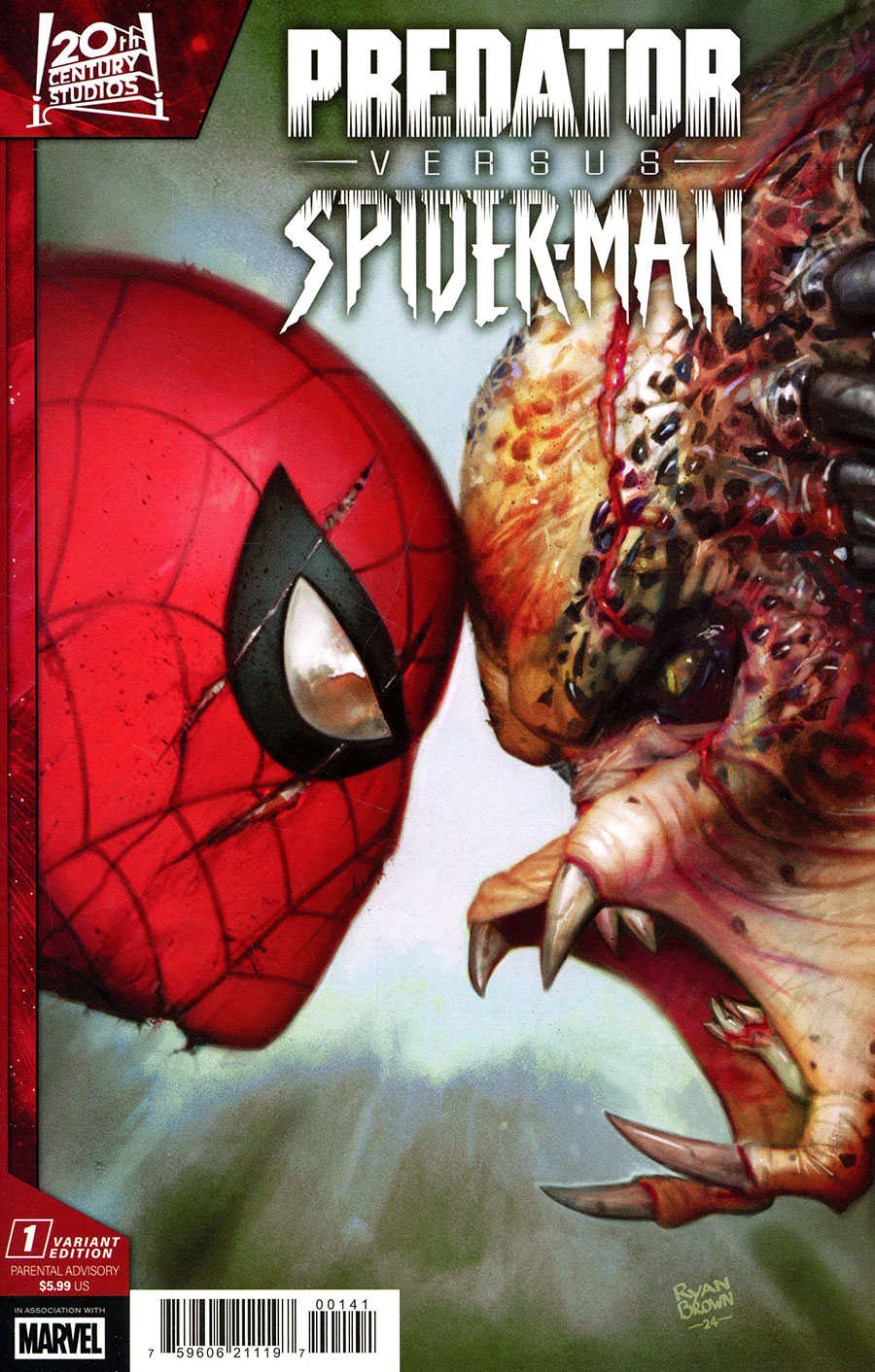 Predator vs. Spider-Man #1 - Ryan Brown - CovrPrice