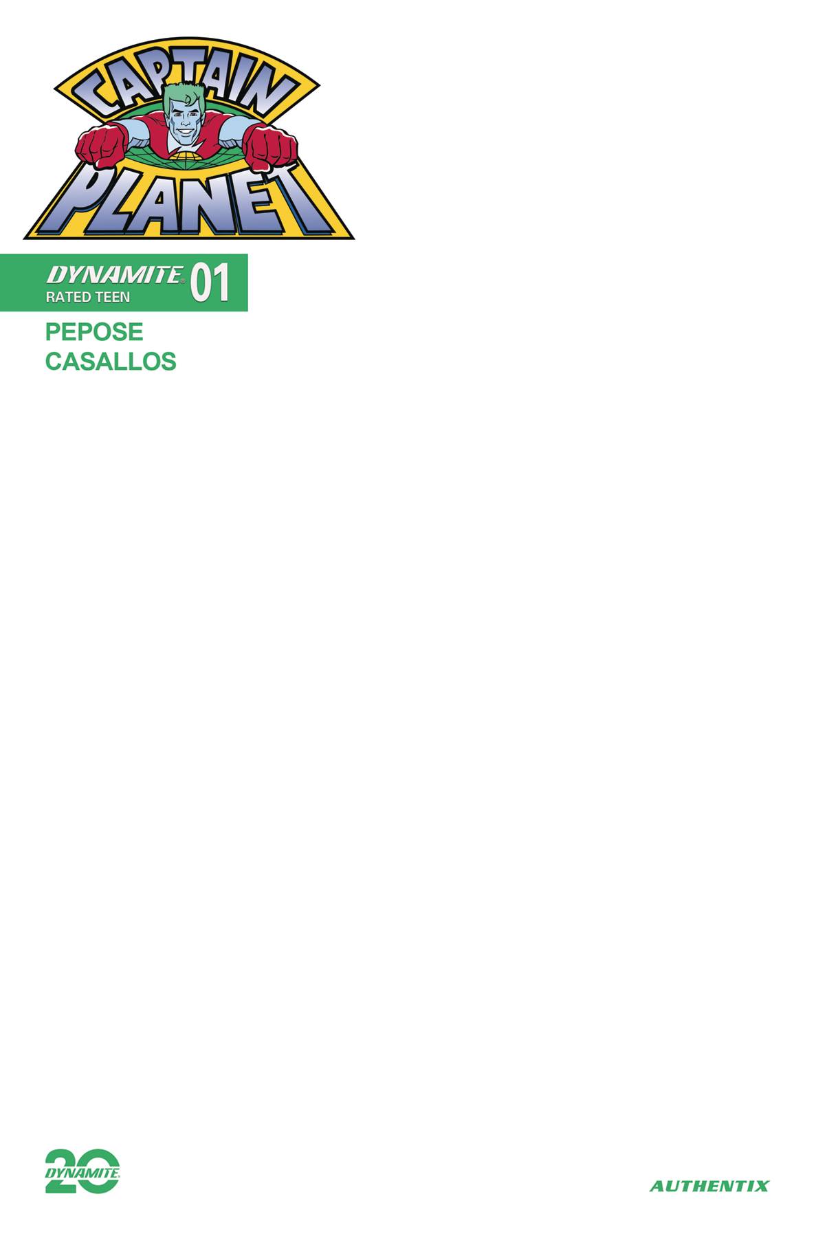 Captain Planet #1 - Blank - CovrPrice