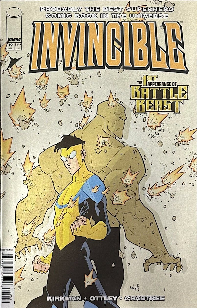 Invincible #19 - Ryan Ottley - Battle Beast Blind Bag Edition - Foil - CovrPrice