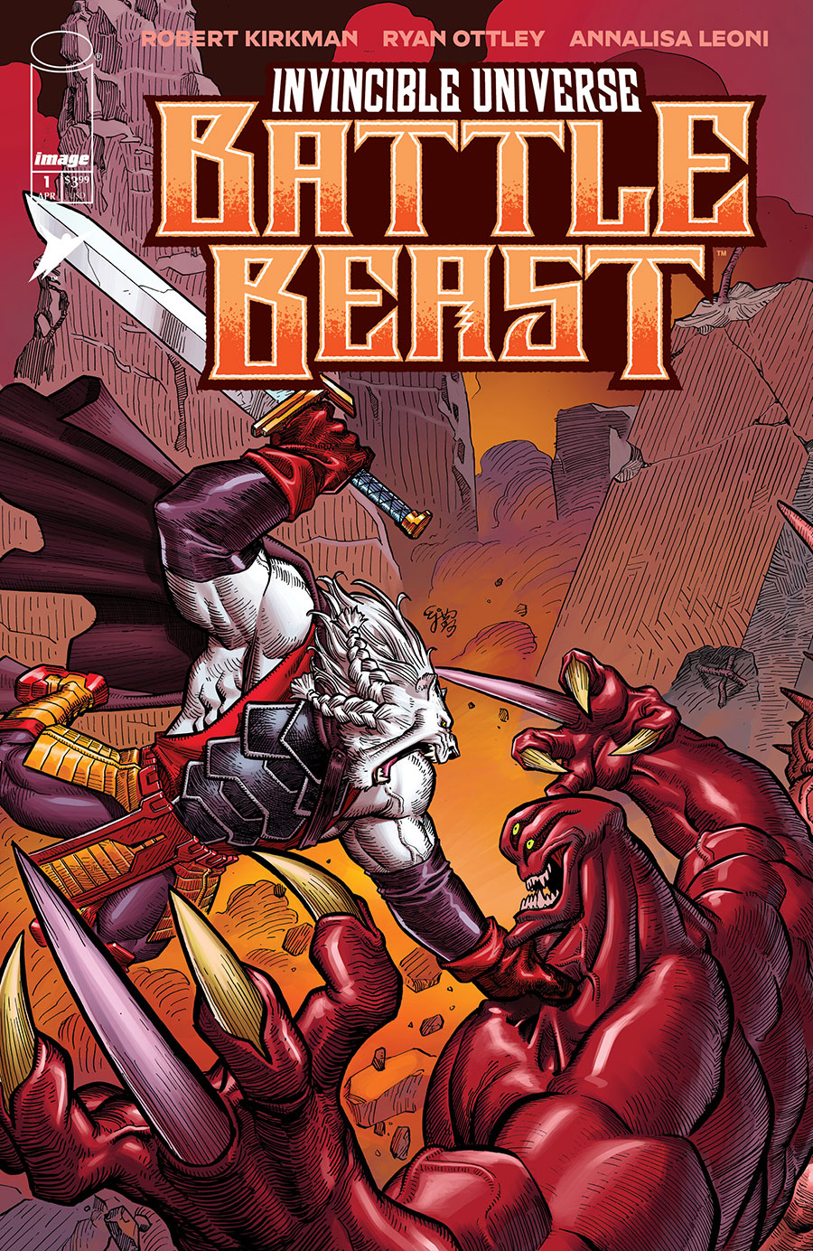 Invincible Universe: Battle Beast #1 - E.J. Su (1:10) - CovrPrice