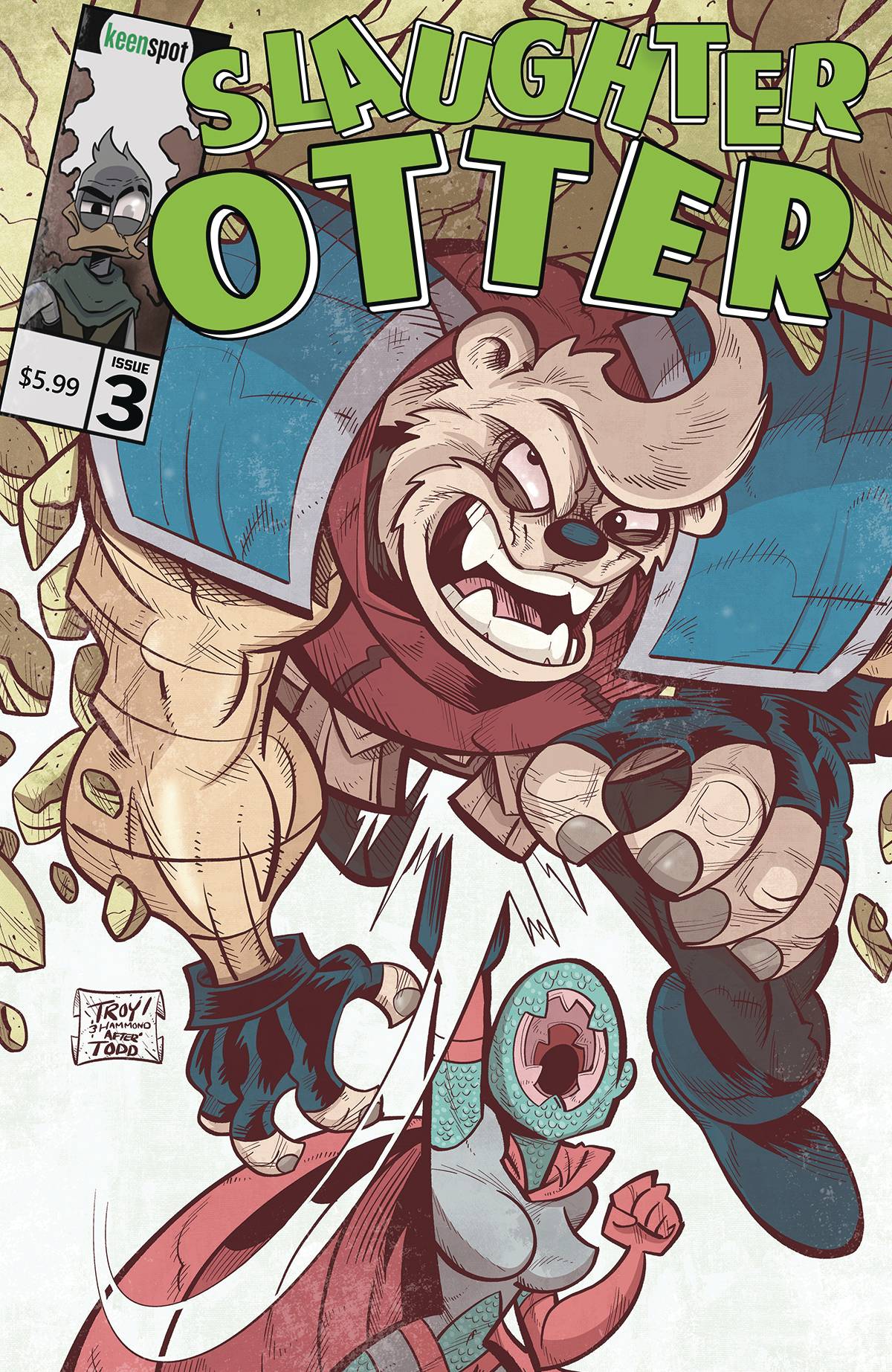 Slaughter Otter #3 - Troy Dongarra - Amazing Spider-Man #328 Homage ...