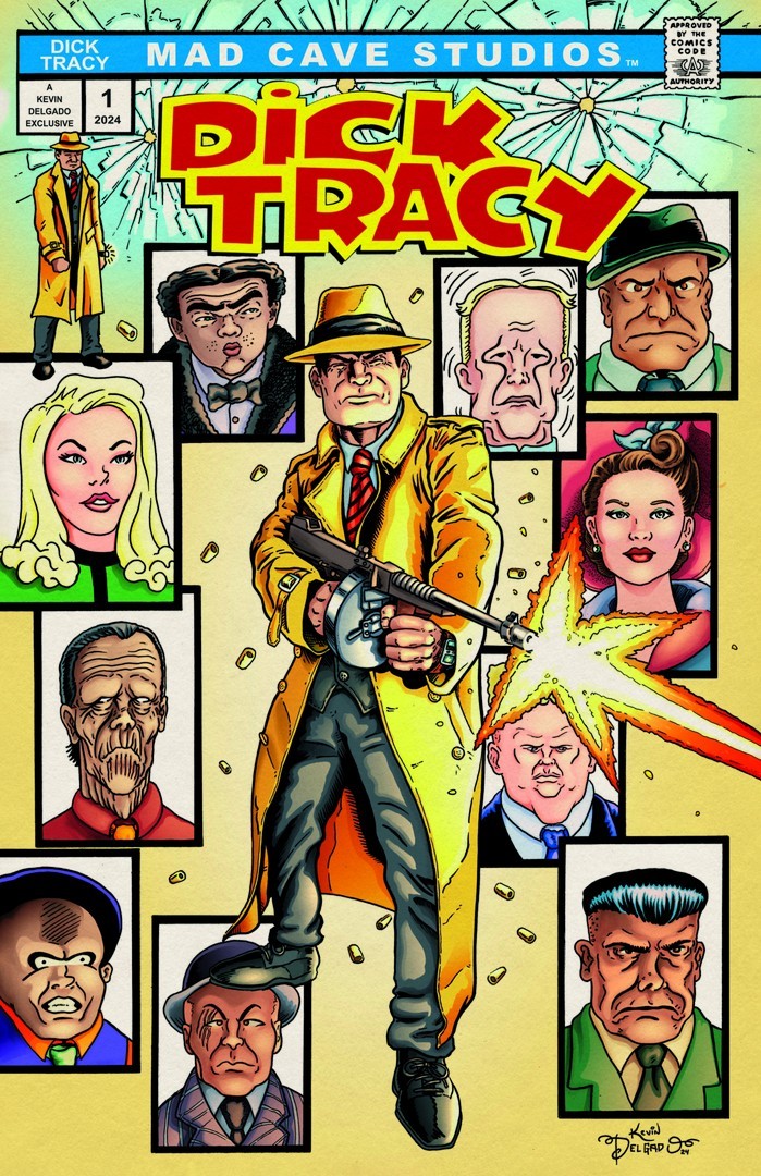 Dick Tracy #1 - Kevin Delgado - Heroes Comic Shop / Rhinos Comics - Homage (Limited 135) - CovrPrice