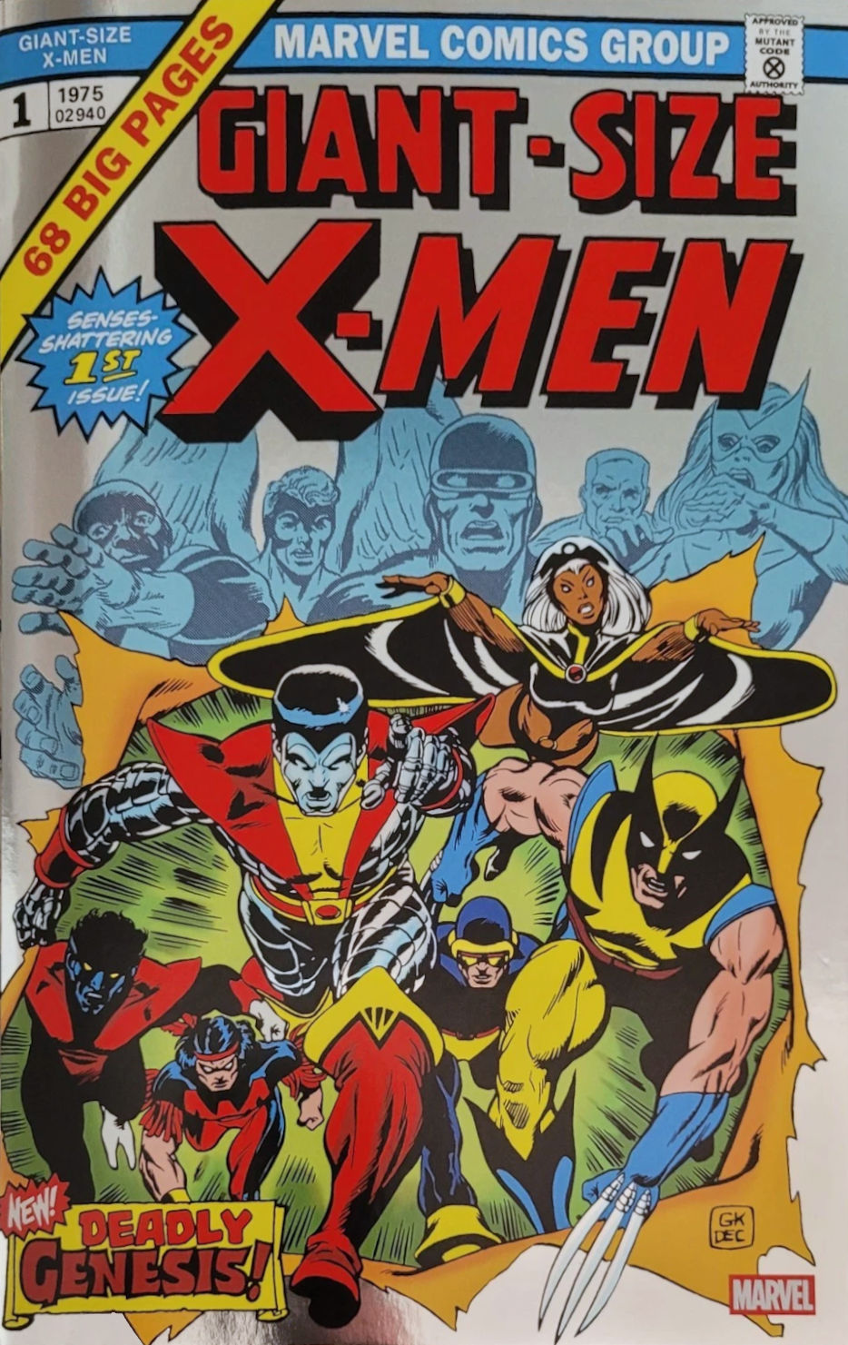 Giant-Size X-Men #1 - Gil Kane - Custom Hasbro Gamestop Reissue - Foil ...