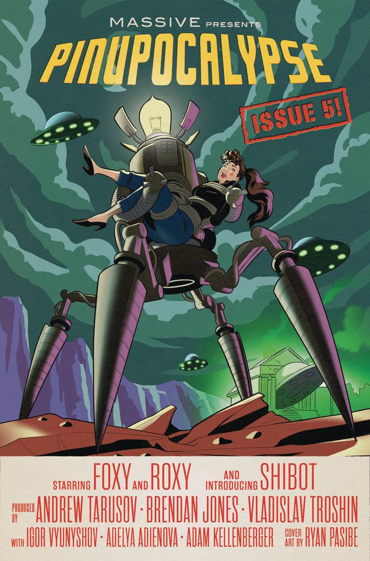 Pinupocalypse #5 - Ryan Pasibe - Movie Poster Homage - CovrPrice