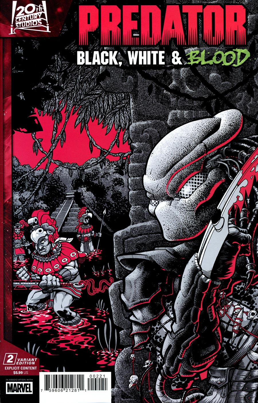 Predator: Black, White & Blood #2 - J. Gonzo - CovrPrice