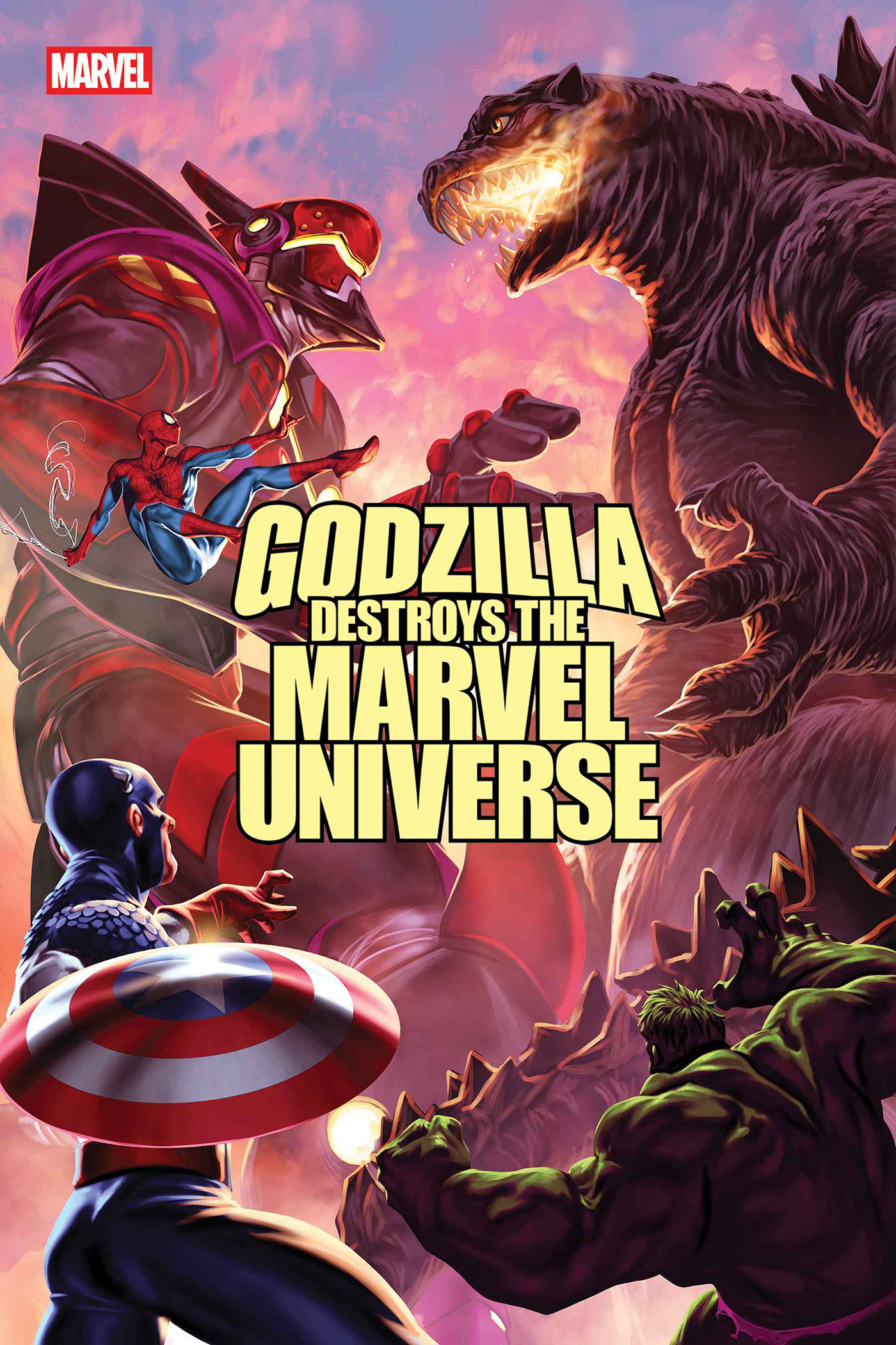 Godzilla Destroys The Marvel Universe #5 - Mark Brooks - Regular ...